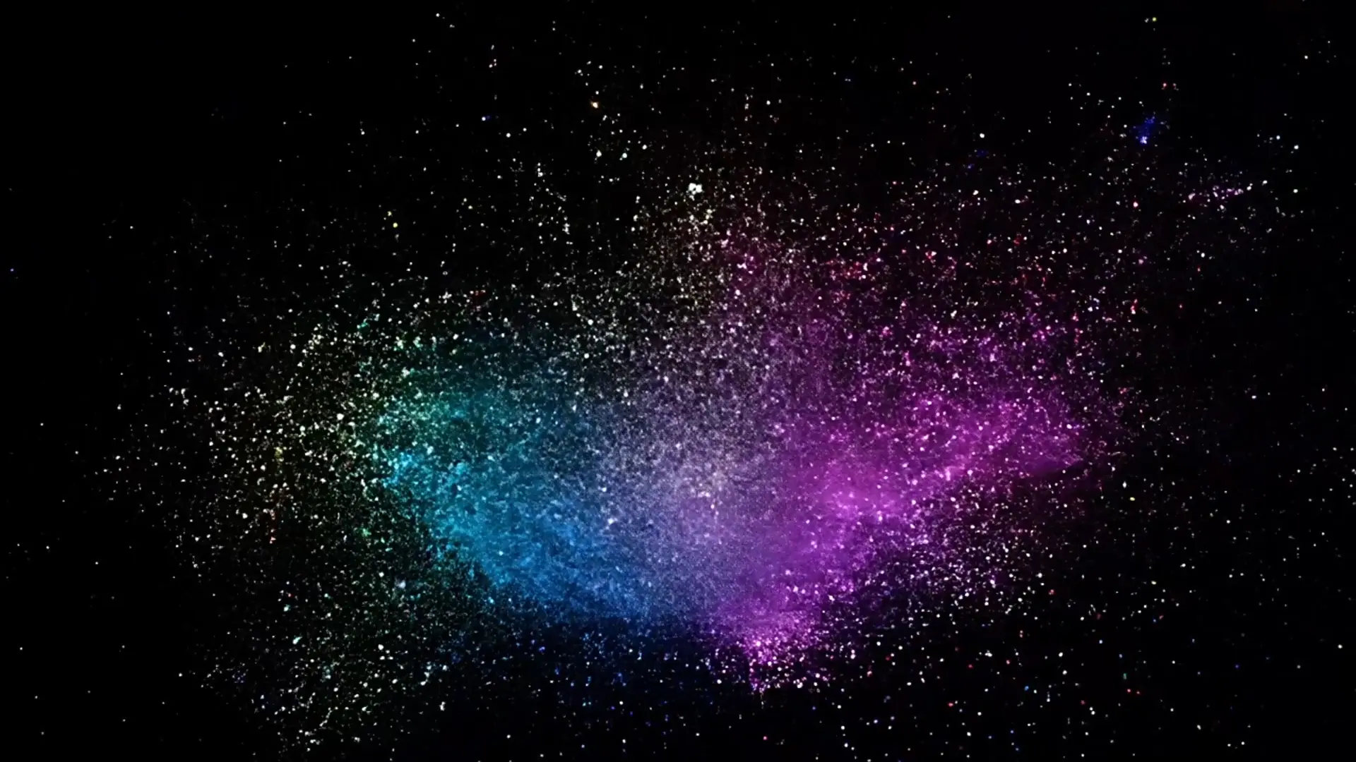 Abstract Colorful Particle Transition For Logo Animation | Videos
